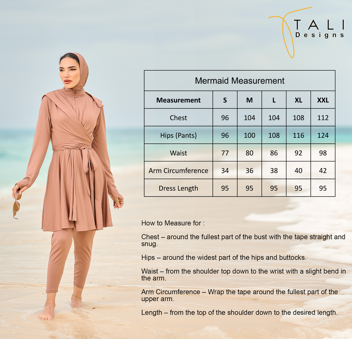 Mermaid Burkini – Tali designs